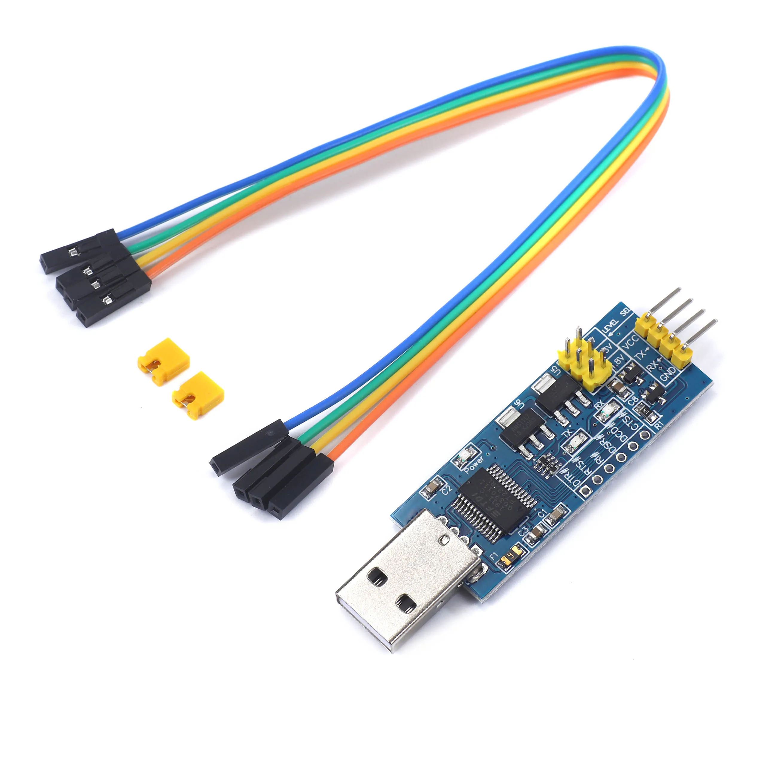 FT232RL serial port module USB to TTL serial port small board 5V 3.3V 1 ...