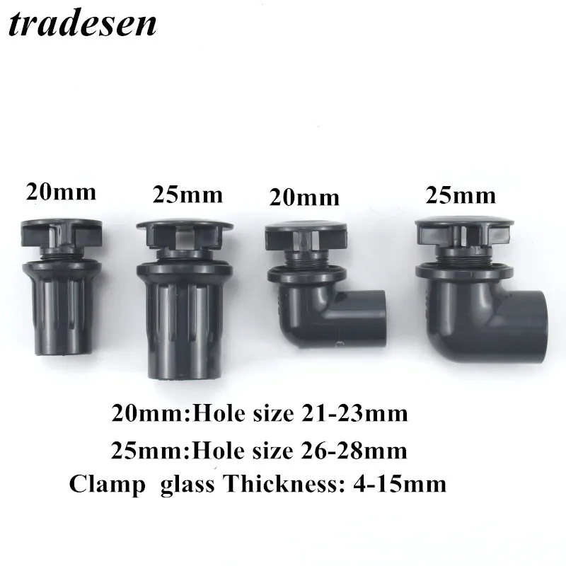 1Pc I.D20-25mm PVC Pipe Aquarium Fish Tank Joints Garden Irrigation ...