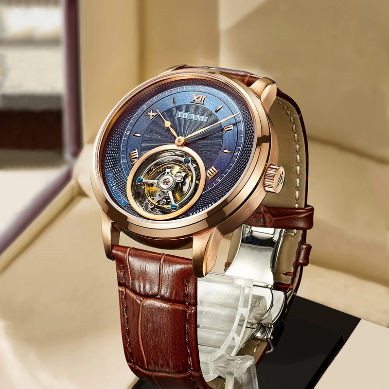 Brand New Genuine Real Tourbillon Mechanical Watch Men's Manual Watch ...