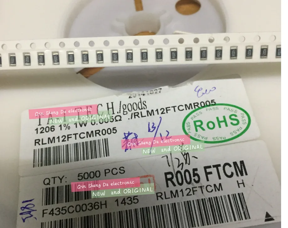Resistor RLM12FTCMR005 1206 1% 1W R005 0.005R 5MR|Resistors| - AliExpress