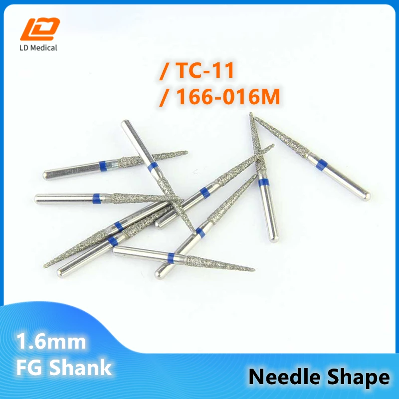 10pcs-set-Dental-Dimond-Burs-TC-11-Blue-Rings-Medium-Dental-Grinding ...