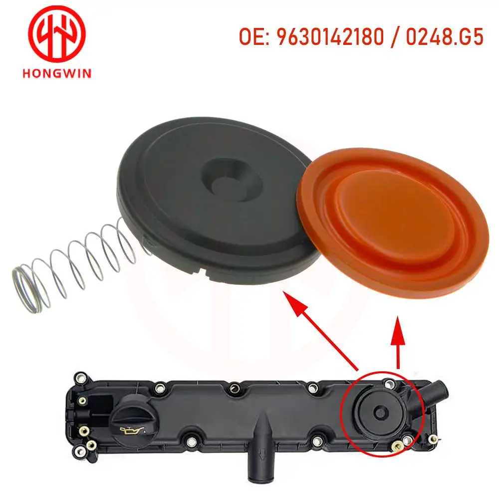 9630142180-0248-G5-NEW-Engine-Head-Cylinder-Chamber-Valve-Cover-with ...