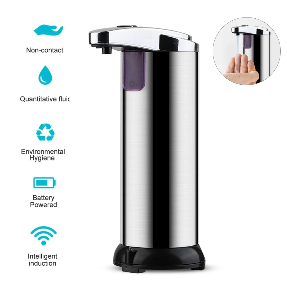 Automatic Soap Dispenser Induction Foam Dispenser Washing Machine 250ML ...
