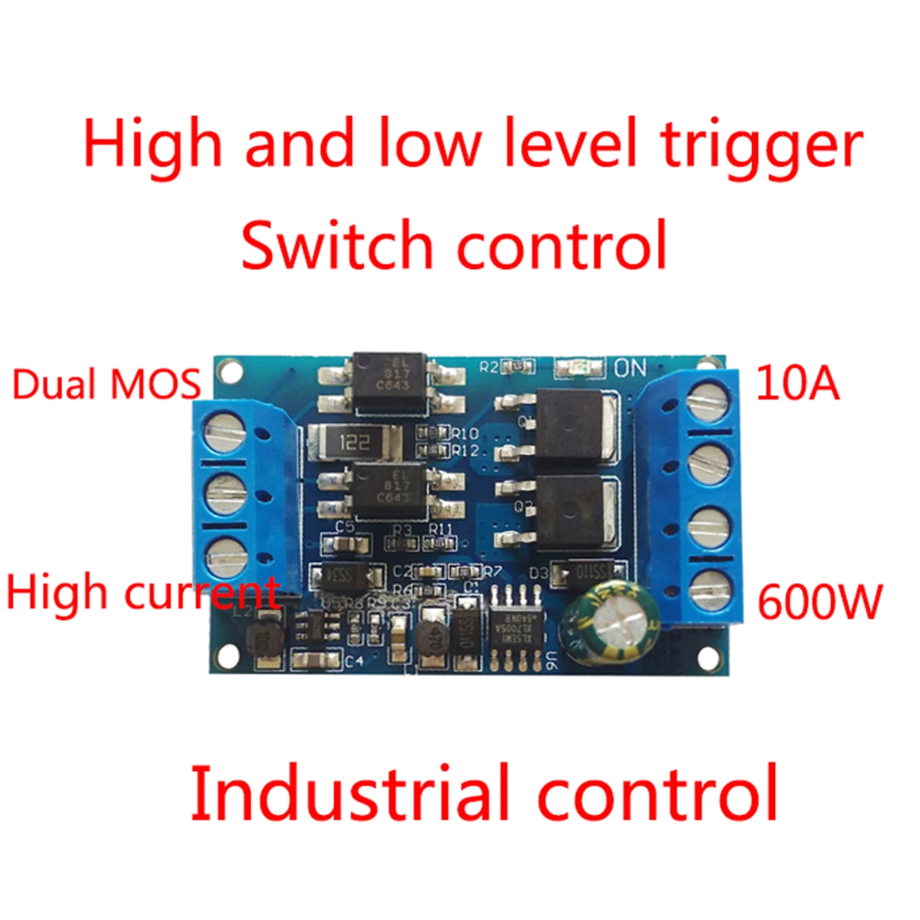 MOS FET Trigger Drive Switch PWM Adjust Control DC 4V - 60V.