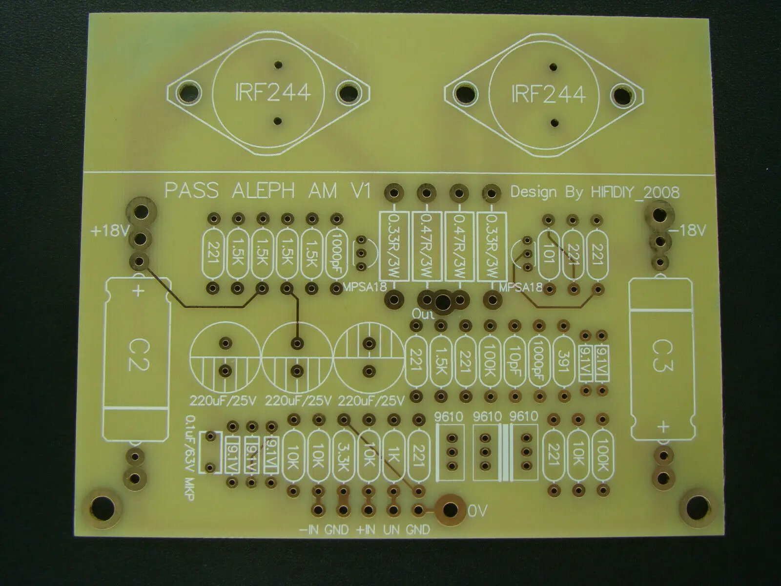 One-Pair-PASS-AM-Gold-Sealed-Transistor-Single-ended-Class-A-Amp-Bare ...