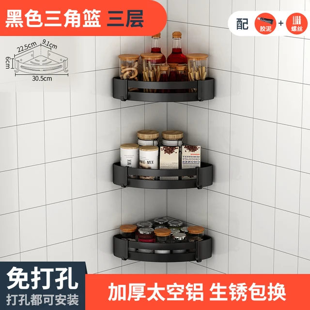 Konyha Sarok Polc Sarok Öltözőszekrény Falfüggő Lyuk Nélküli Háromszög ...