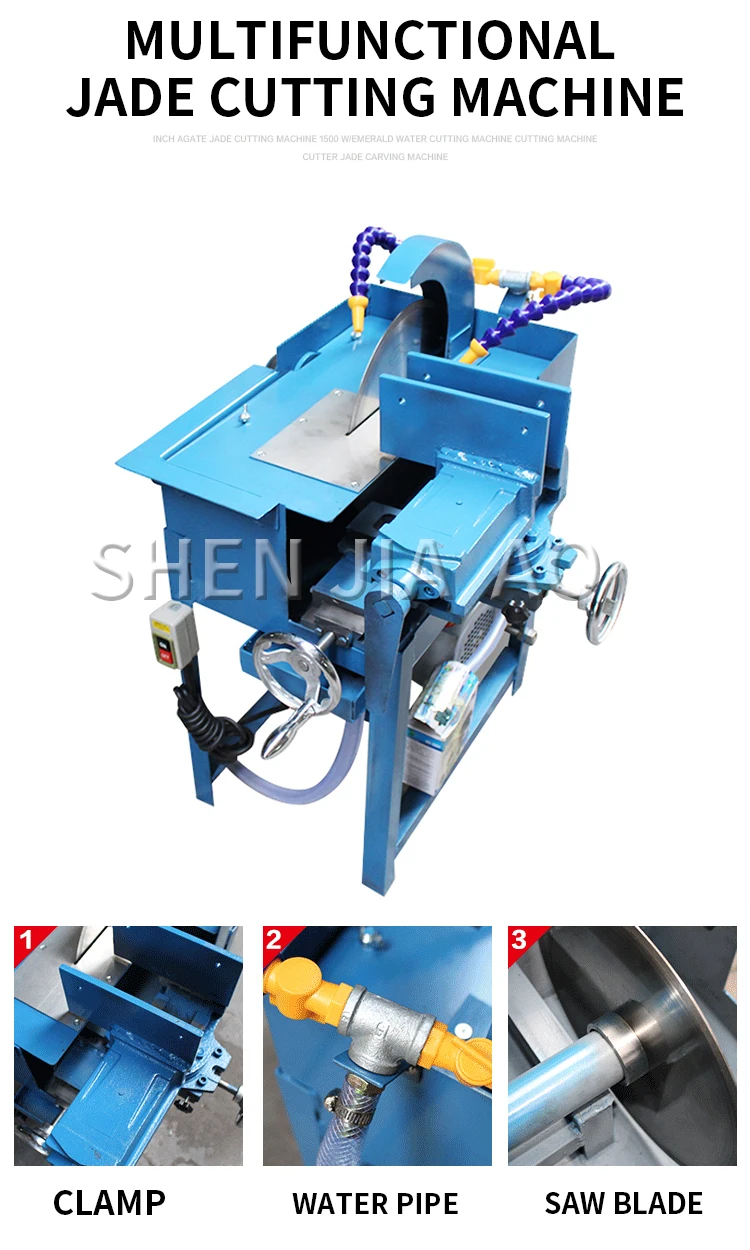 12 inch jade cutting machine desktop 1500W water cutting machine stone cutting jade gem cutting machine Mirrabooka Gems Australia
