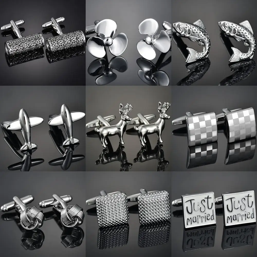 French Shirt Cufflink For Mens Brand Designer Cuffs Link Button Male ...