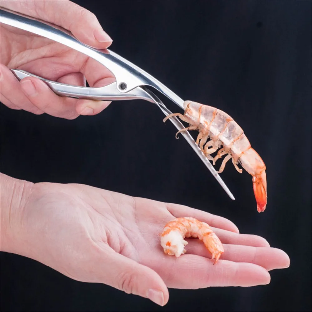 304Stainless Steel Creative Prawn Peeler Practical Shrimp Deveiner ...