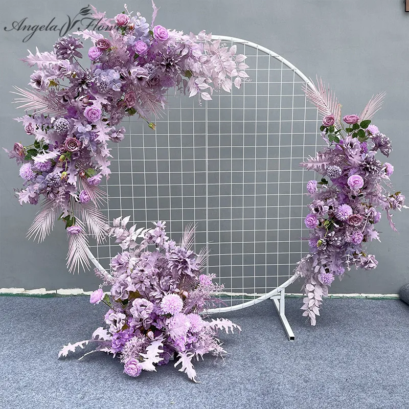 Wedding Props Flower Row Arrangement Artificial Flower Ball Arch ...