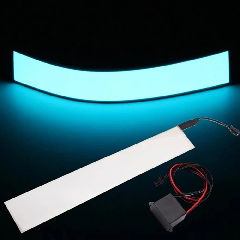 100 Pieces 5cm*20cm In White Color Flexible Electroluminescent Tape El ...
