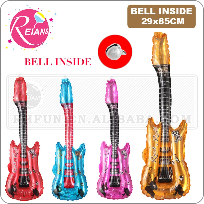 Musical Instrument Guitar Foil Balloon Helium Air Balloon Party ...