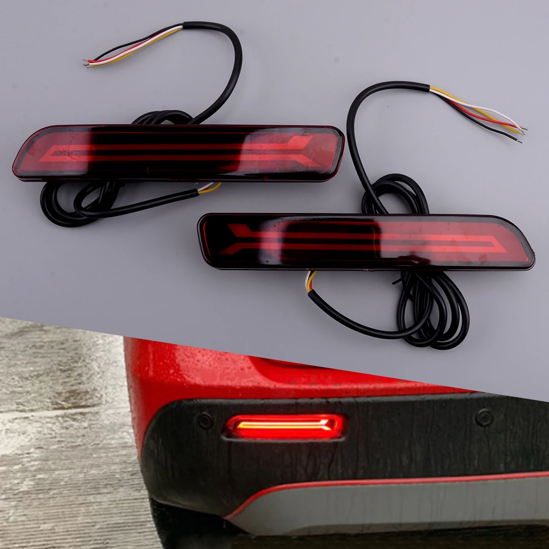 LED-Rear-Bumper-Reflector-Tail-Fog-Light-Brake-Lamp-Fit-For-Suzuki-SX4 ...