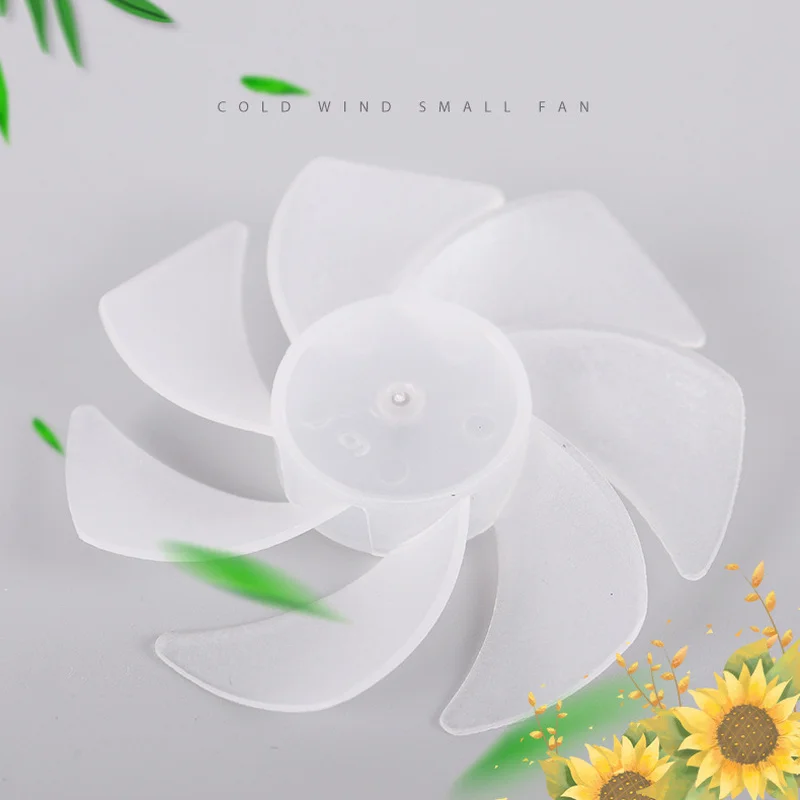 2pc-Small-Power-Mini-Plastic-Fan-Blade-7-Leaves-For-Hairdryer-Motor ...