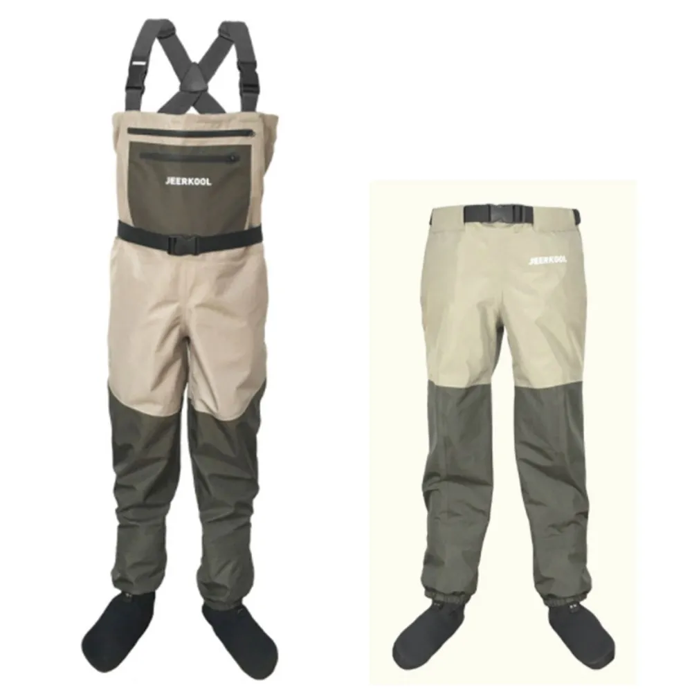 Jeerkool Fly Fishing Waders Fish Wading Pants Clothing Portable Chest ...
