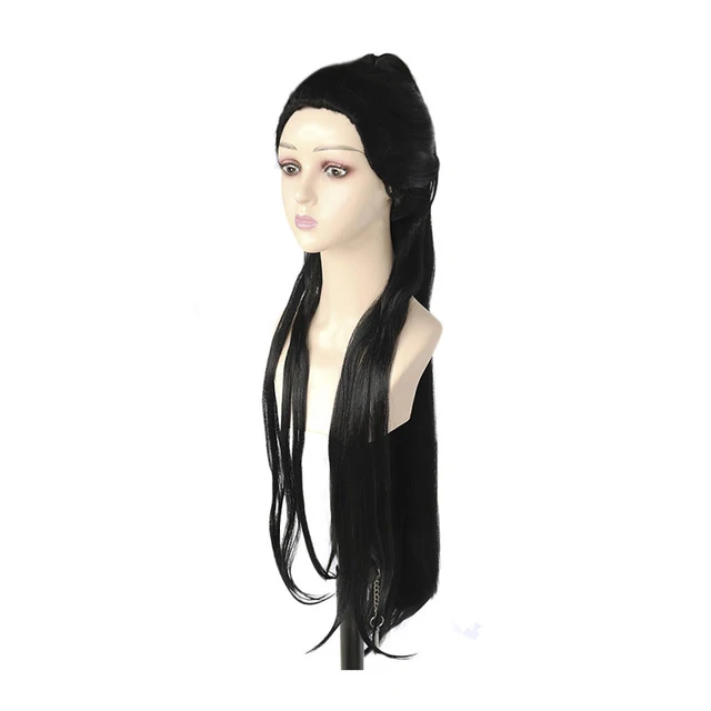 Anime Demon Slayer Kimetsu No Yaiba Daki Long Ponytail Cosplay Wig ...