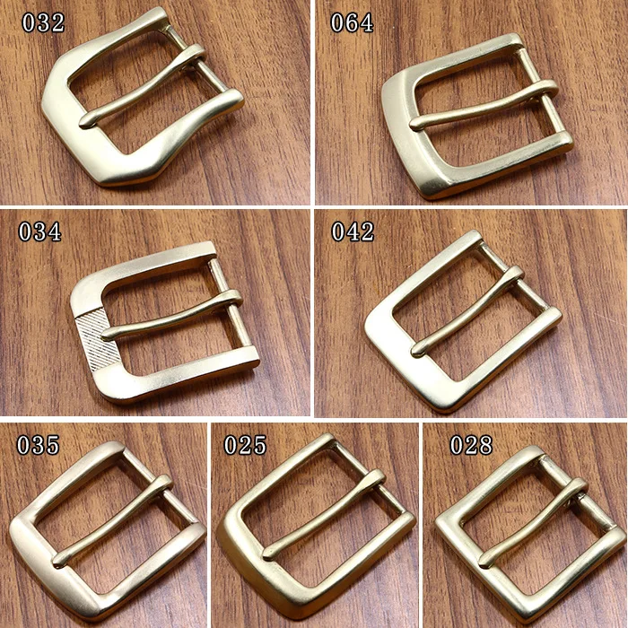 1pcs Brass Cast 40mm Belt Buckle End Bar Heel bar Buckle Single Pin ...