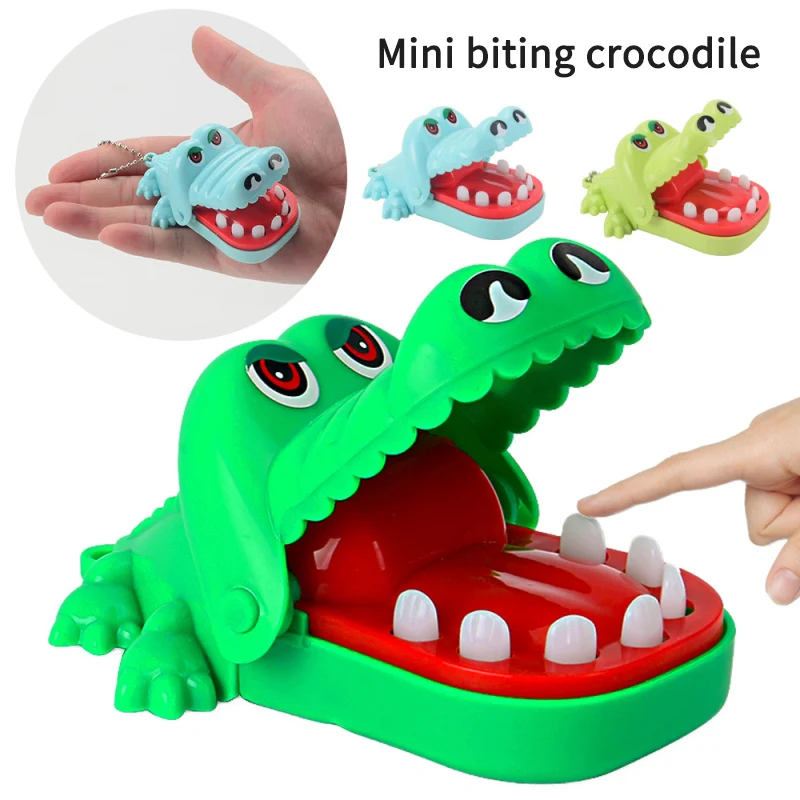 Alligator Bite Hand Toy Mini Alligator Small Biting Finger Keychain ...
