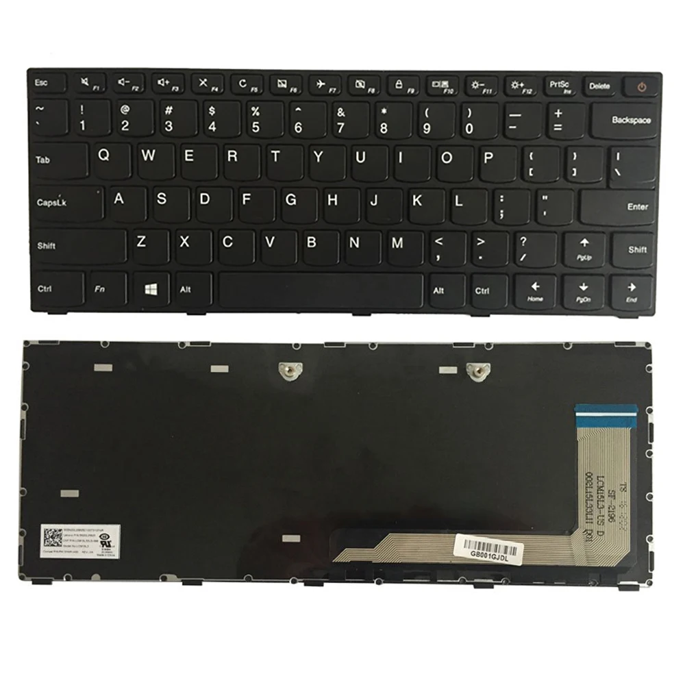 New US keyboard FOR Lenovo IdeaPad 110 14 110 14ISK Laptop Keyboard US ...