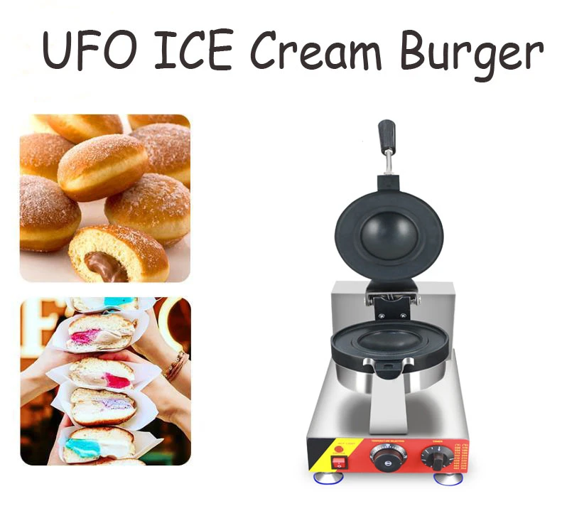 Ice Cream Machine Ice Cream | Ufo Burger Maker Machine | Ice Cream ...