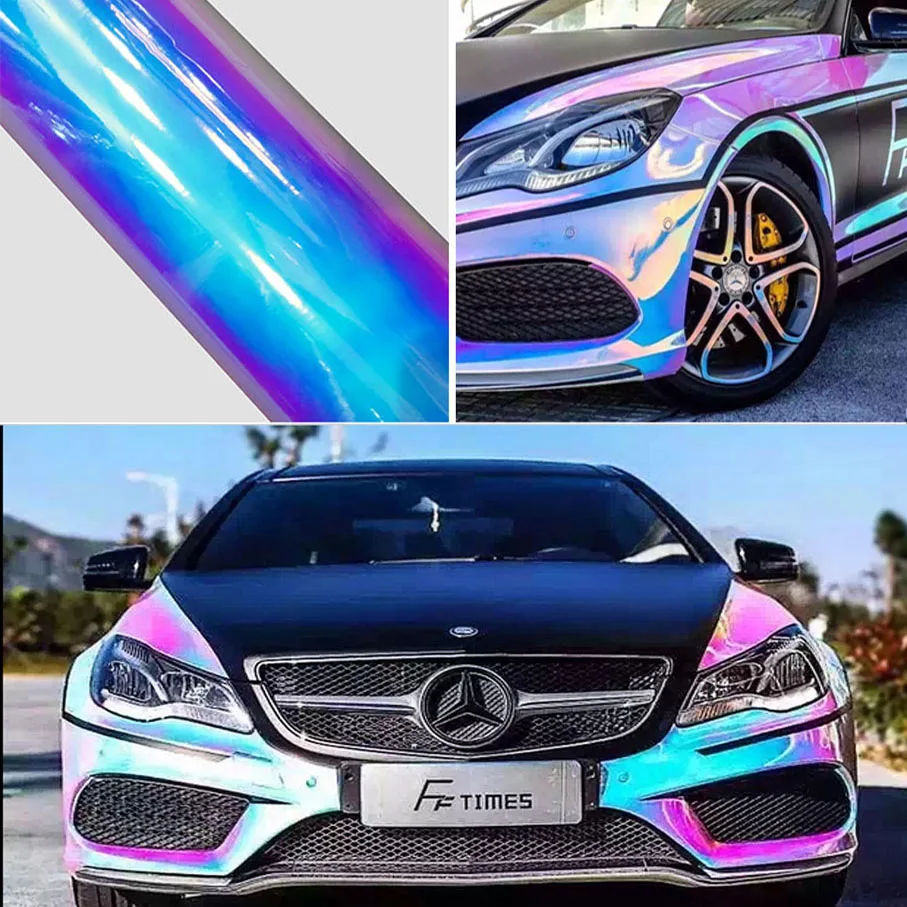 Purple Chrome Car