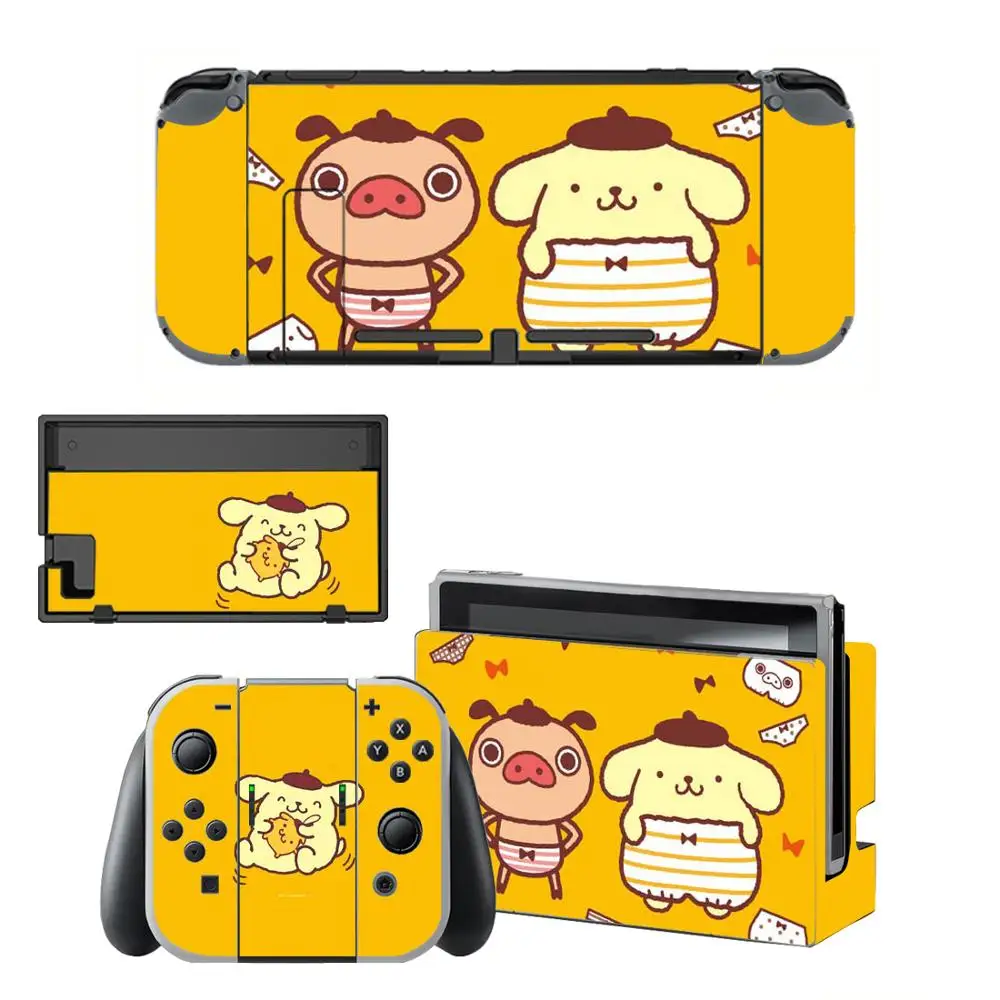 Pom Pom Purin Vinyl Skin Sticker For Nintendo Switch Console And Joy ...