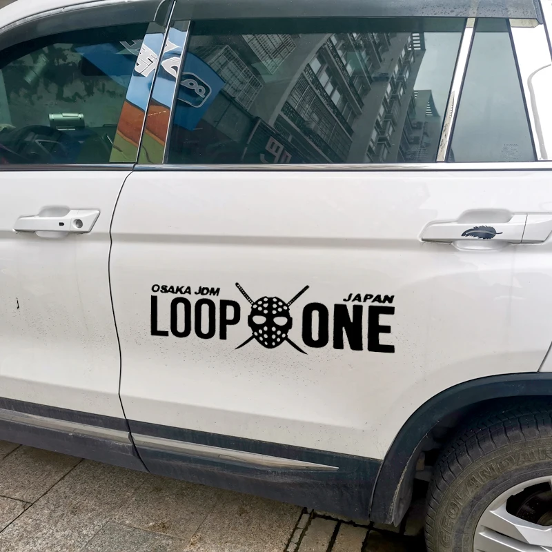 Personality KANJOZOKU OSAKA JDM Japanese LOOP ONE Car Stickers ...