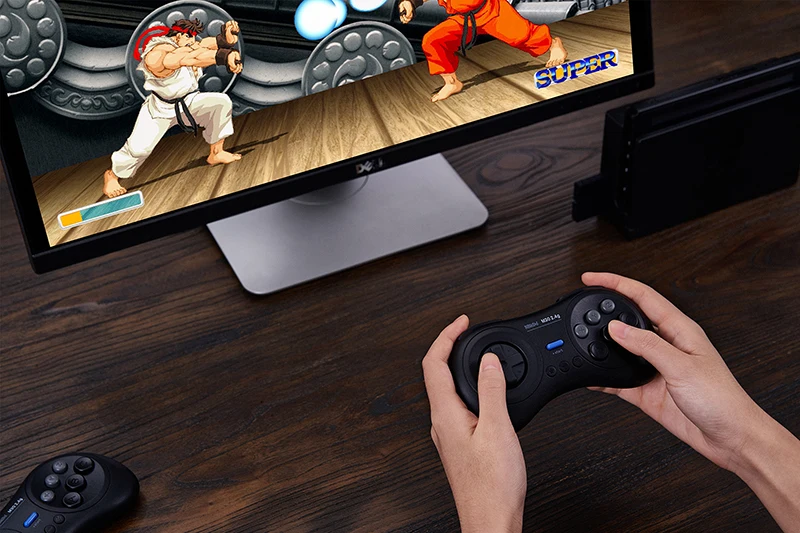 Беспроводной геймпад 8bitdo M30 2,4G для Sega Genesis/Sega Genesis Mini ...