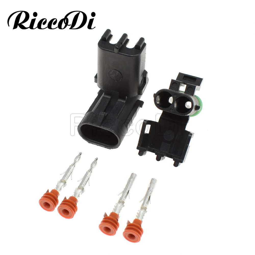 Delphi-enchufe-de-inyector-sellado-para-coche-conector-macho-y-hembra ...