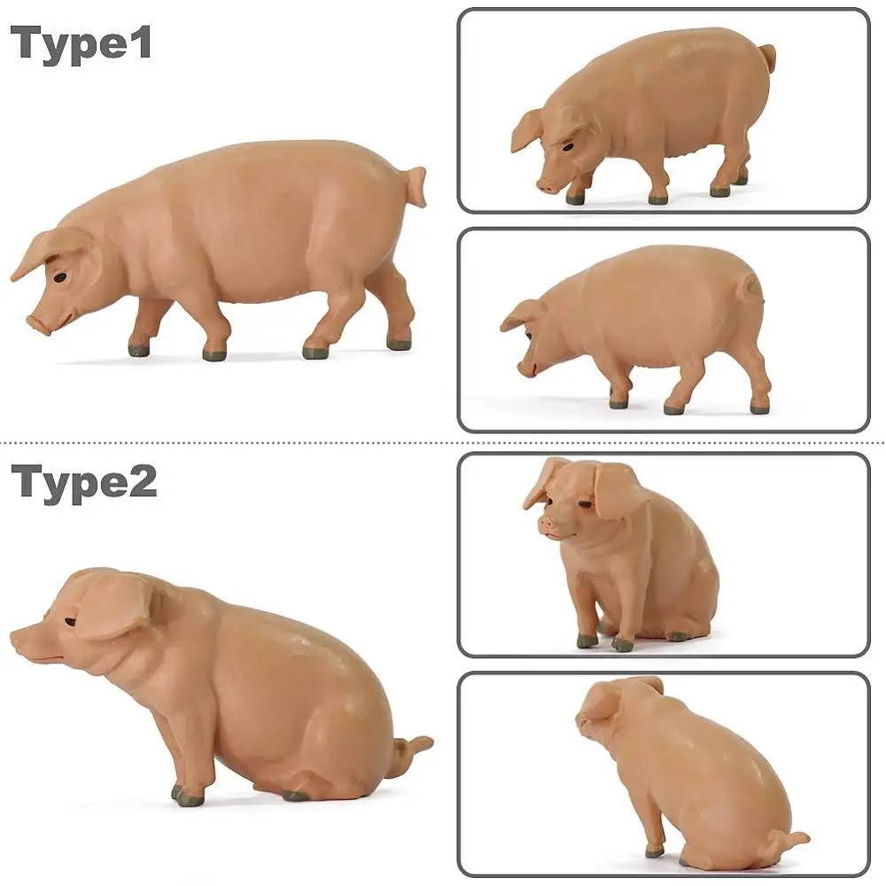 15pcs-30pcs-G-Scale-1-25-Pigs-Farm-Animals-Livestock-PVC-Model-Pig ...