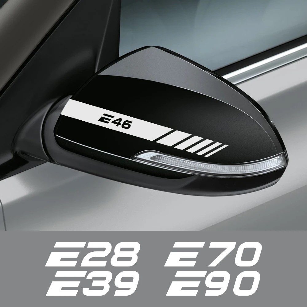 Car-Rearview-Mirror-Stickers-Styling-Vinyl-Film-Decals-For-BMW-E28-E30 ...