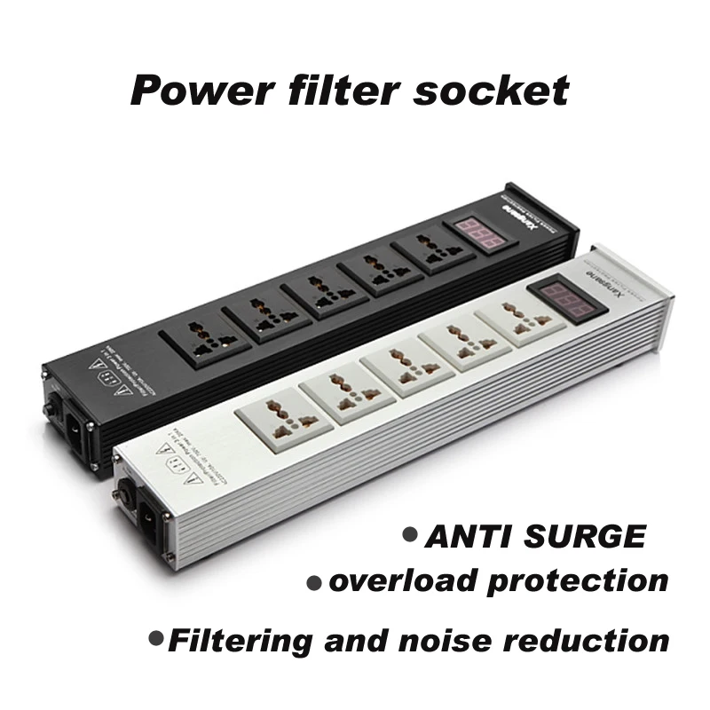 Audiowalle AC100 power filter socket lightning protection and surge ...