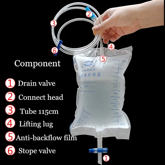 10 Darab Back Flow Eldobható Vizeletzsák Orvosi Pvc Vízelvezető Táska ...
