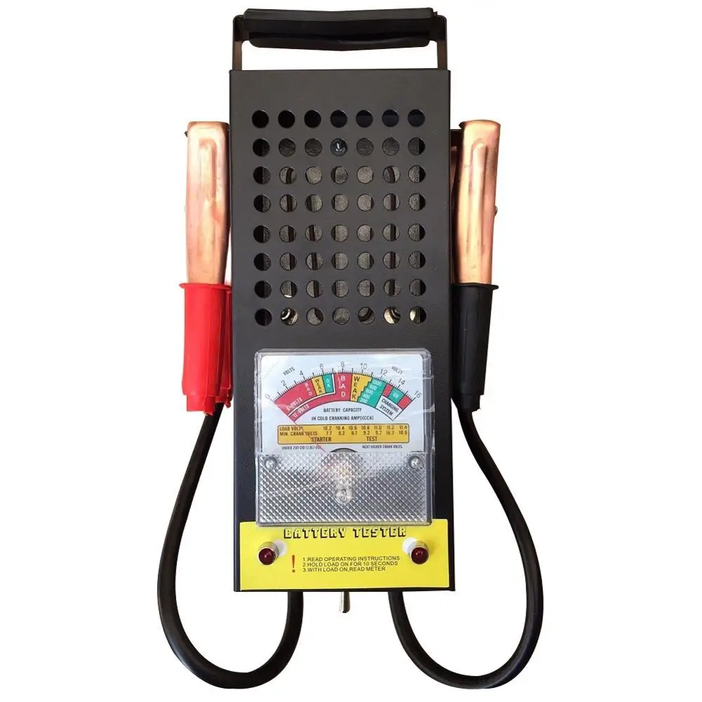 Portable Metal Mechanics Tool Car Battery Tester 6V 12V 100Amp Truck ...