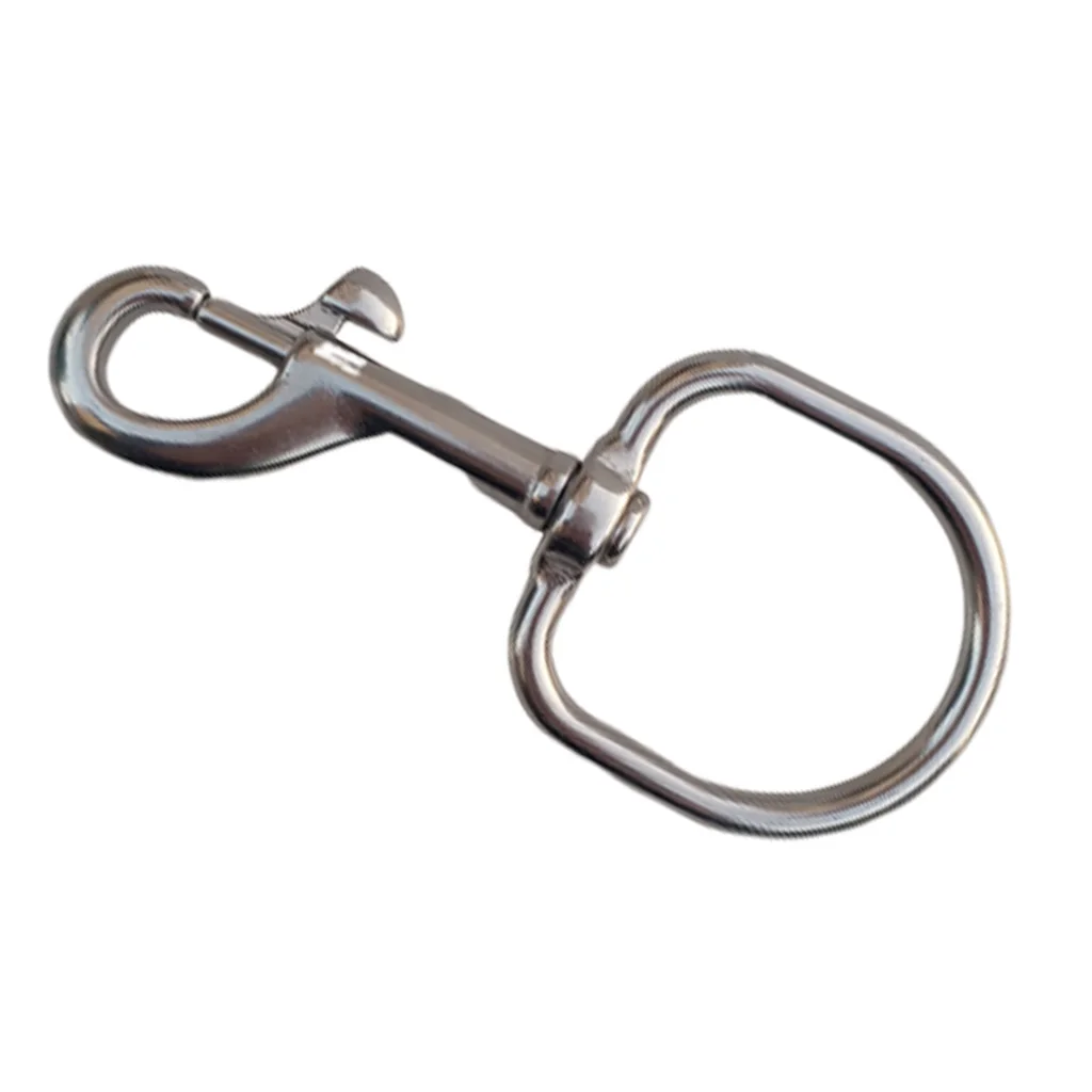 Stainless Steel Swivel Eye Bolt Snap Hook Marine Grade Single Ended ...