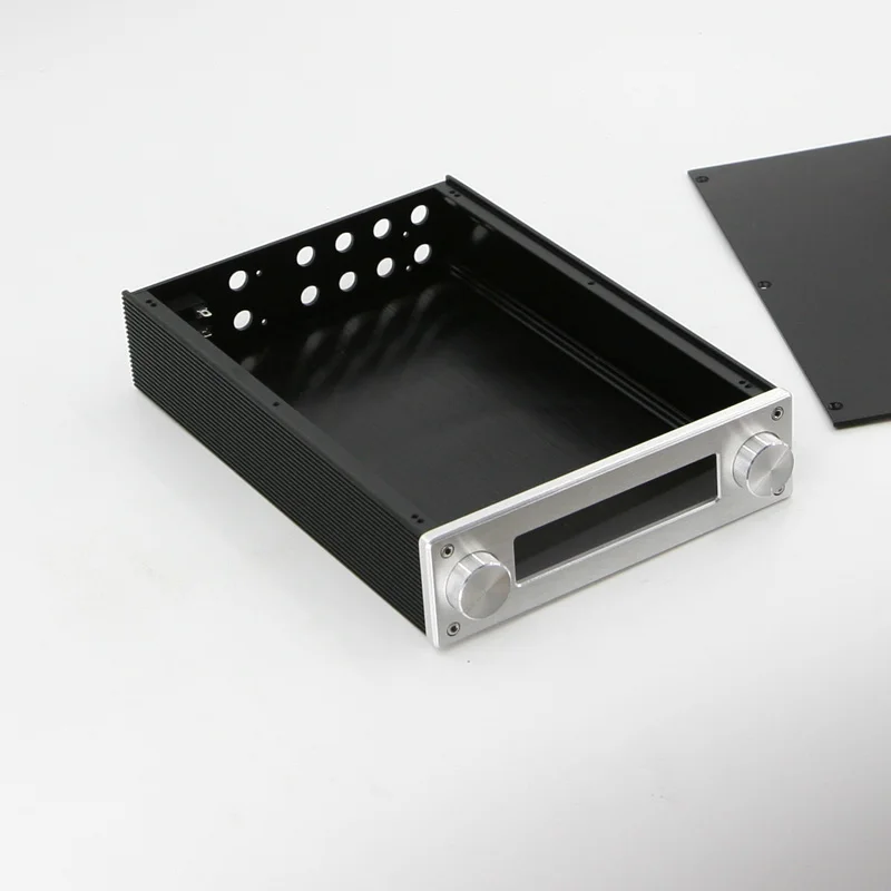 Full Aluminum Preamp Enclosure Amplifier Chassis Mini HiFi AMP Box For ...
