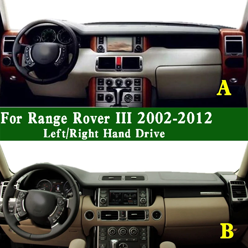 For Range Rover III LM L322 Mk3 RR 2002-12 Dashmat Dashboard Cover ...