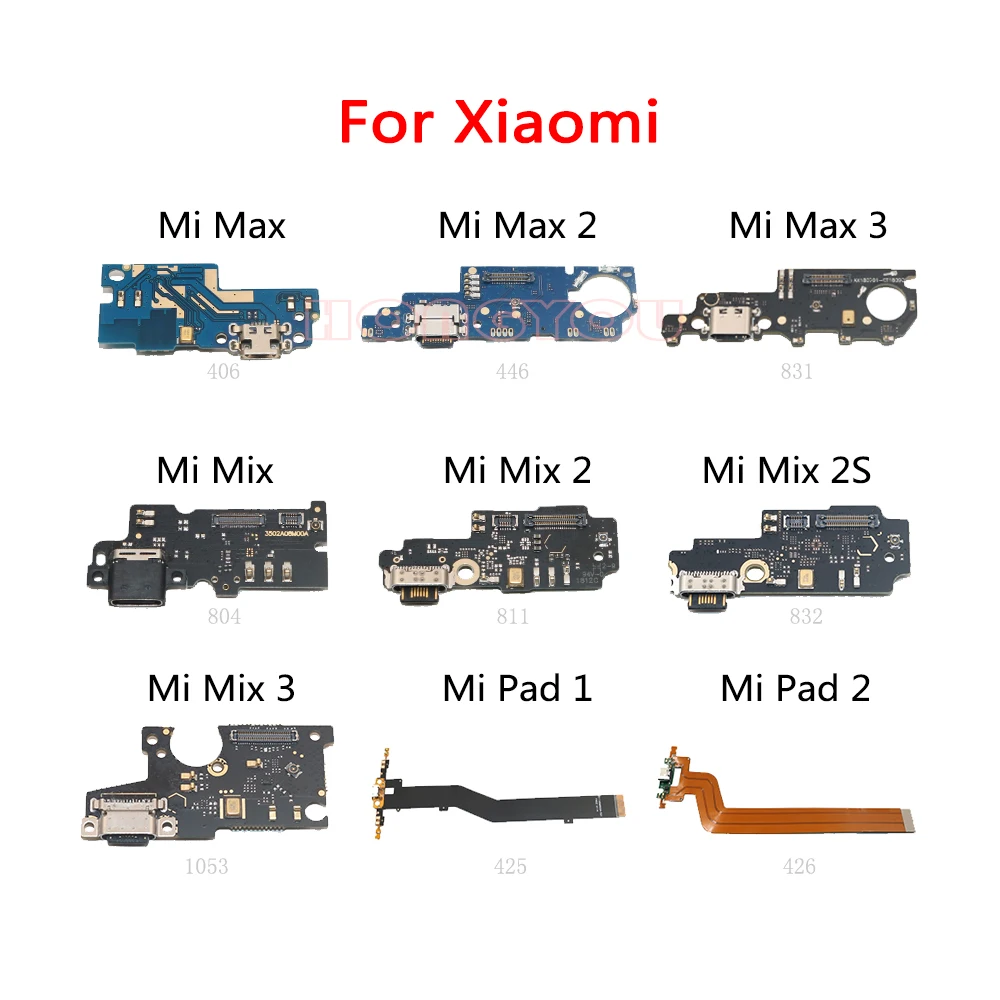 Placa de base de carga USB, Cable flexible para Xiaomi Mi MAX 2 3 Mix ...