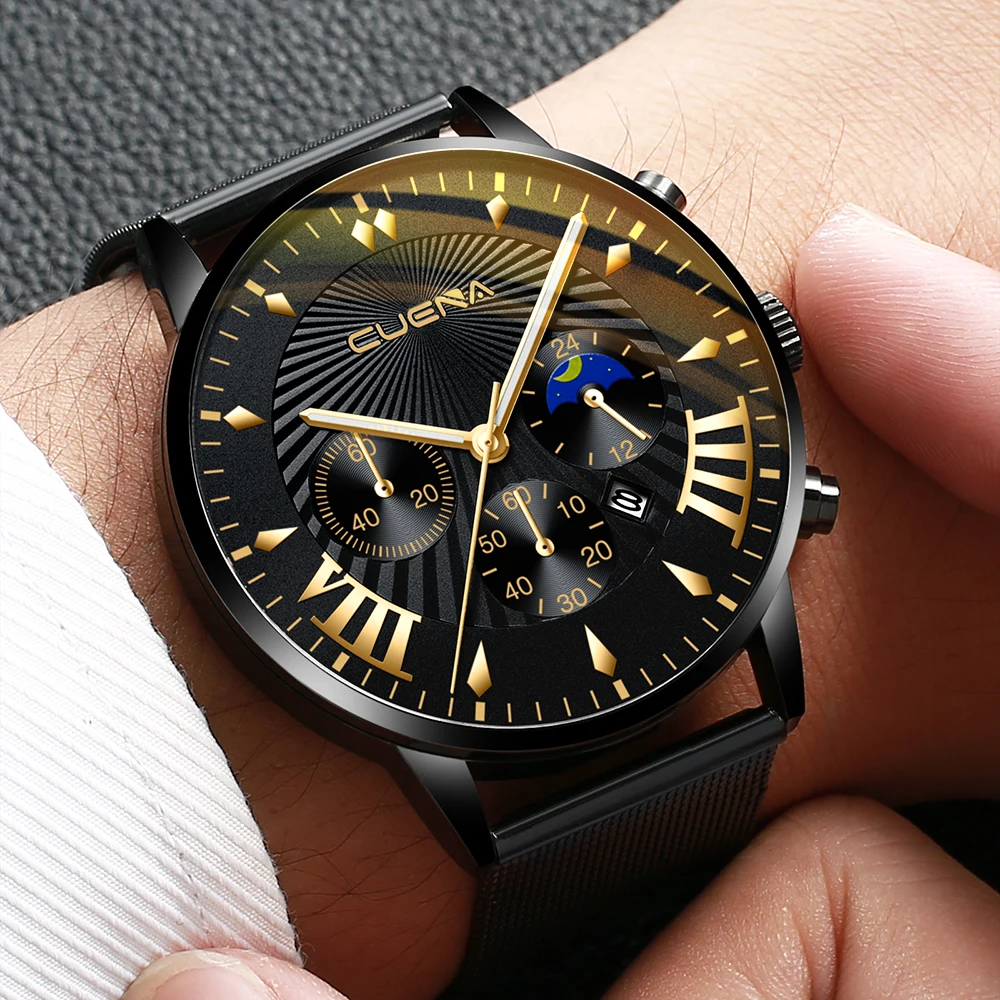 CUENA-New-Mens-Watches-Male-Fashion-Top-Brand-Luxury-Stainless-Steel ...