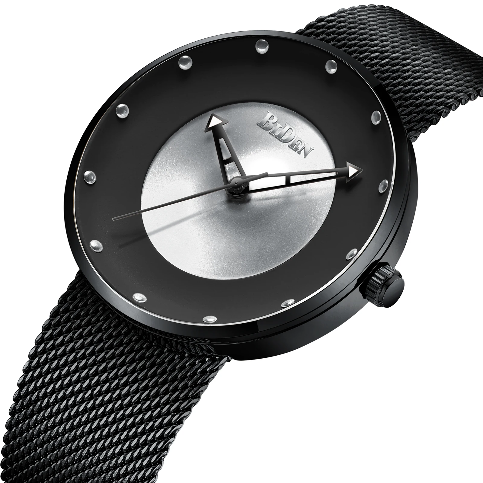 BIDEN Men's Watch Luxury Horloges Mannen Stainless Steel Water ...