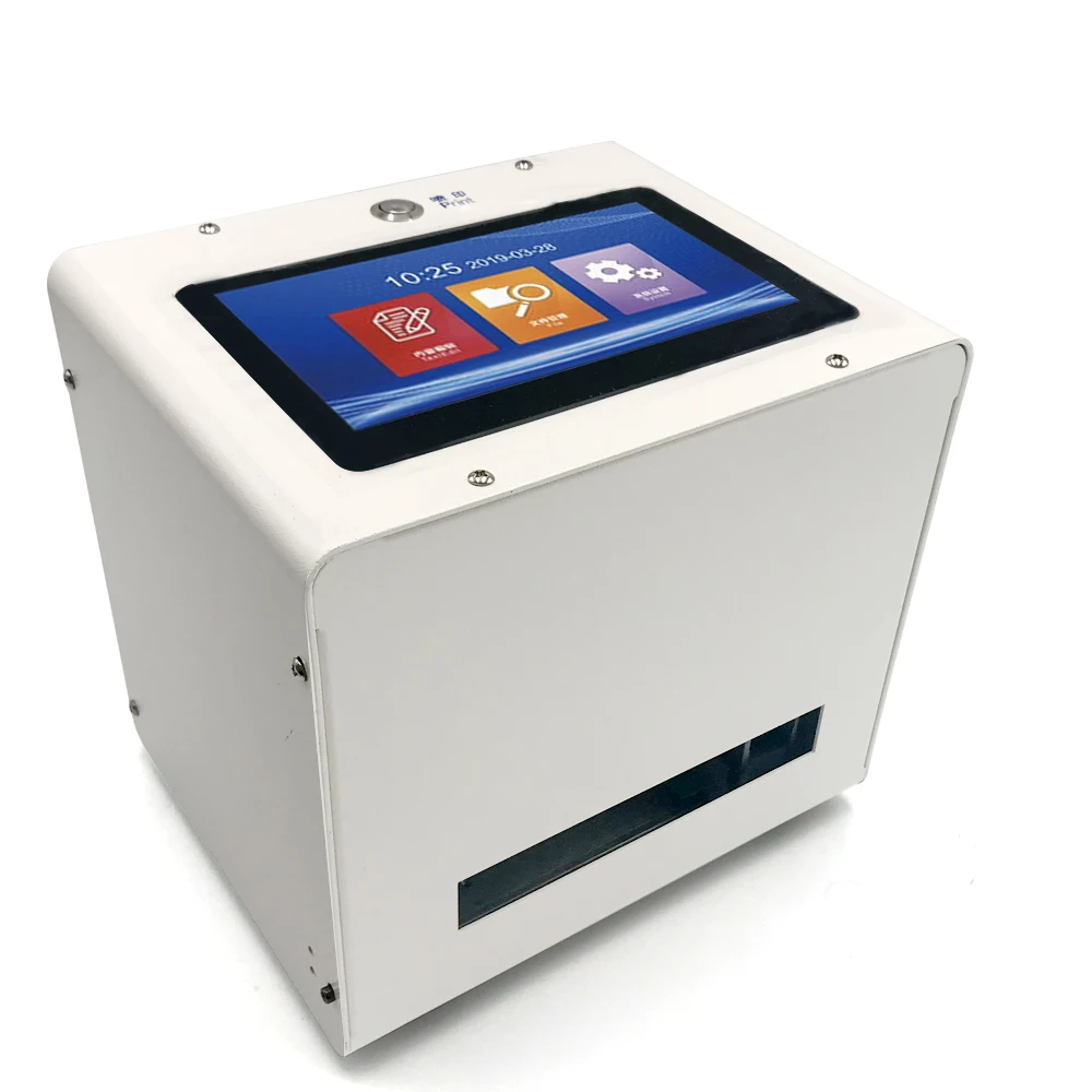 12.7mm QR Code,Expiry Date,Logo,Inkjet Label Inkjet Printer 7'' Color ...