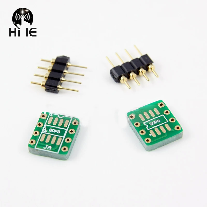 2Pcs-Audio-Op-Amp-Gold-Plated-Single-Op-Amp-to-Dual-Op-Amp-IC-Adapter ...