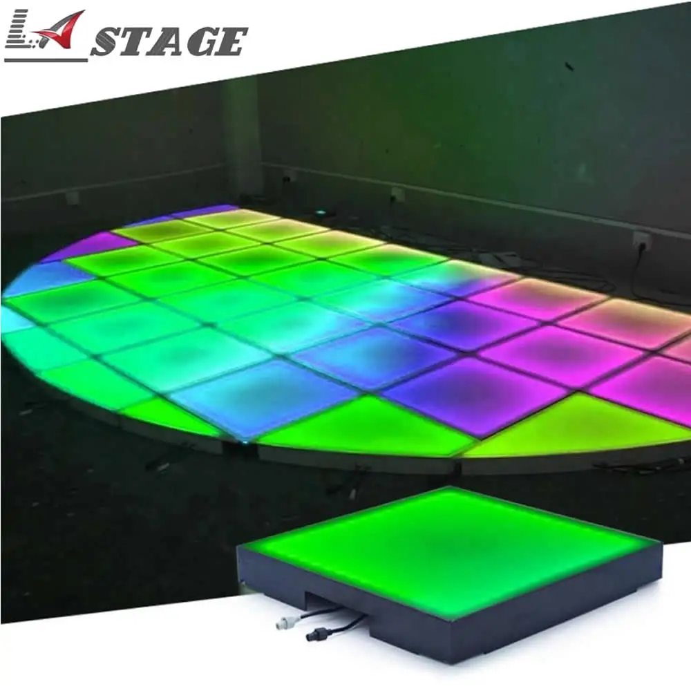 50x50cm-Rainbow-LED-Dance-Floor-RGB-3-In-1-Led-Dj-Stage-Led-Floor-Light ...