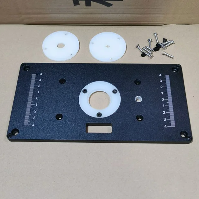 Trimming Machine Router Table Insert Plate special Lift Refit Aluminum ...