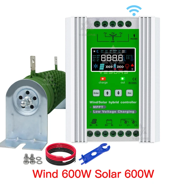 3000W 12V 24V 48V MPPT Solar Laderegler Wind Solar Hybrid Laderegler Regler Für Lifepo4 lithium ...