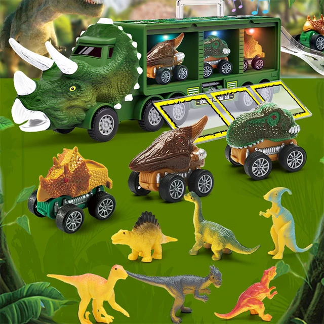 XL Dinosaur Transportation Car Truck (3 Colors) - FunToyLab