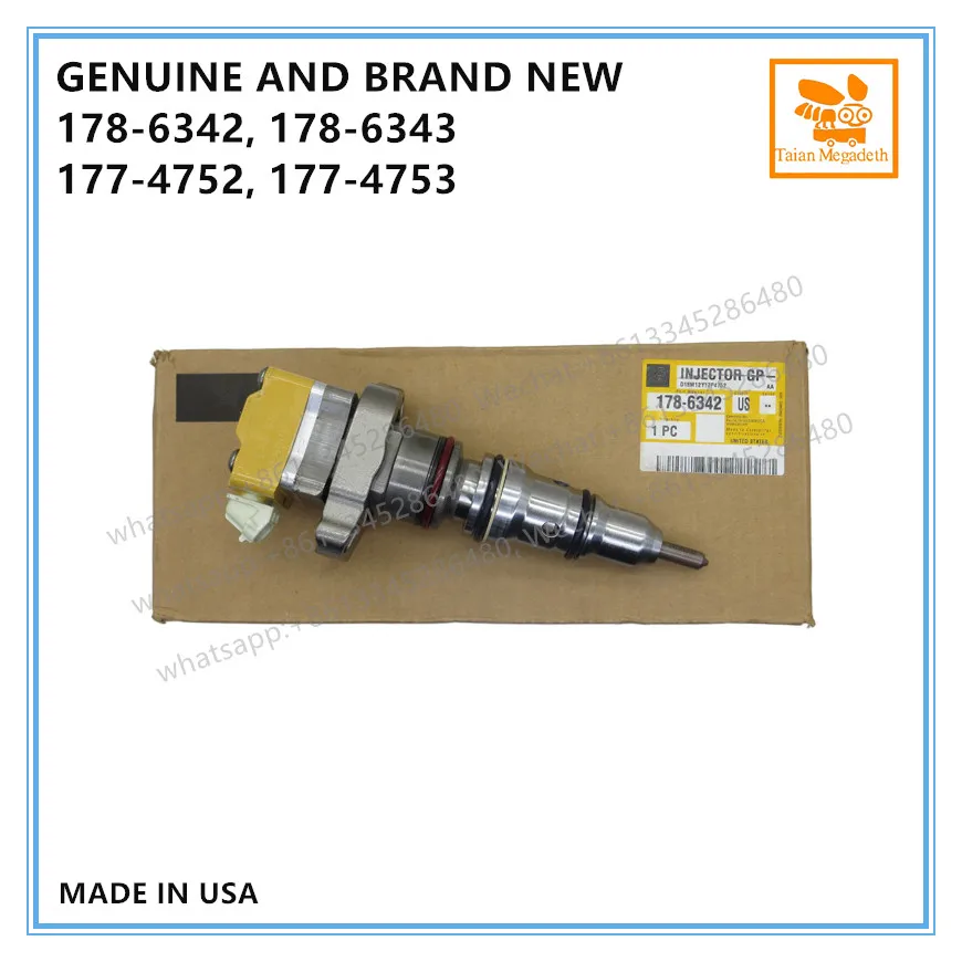 GENUINE AND BRAND NEW FUEL INJECTOR 178-6342, 178-6343, 177-4752, 177 ...