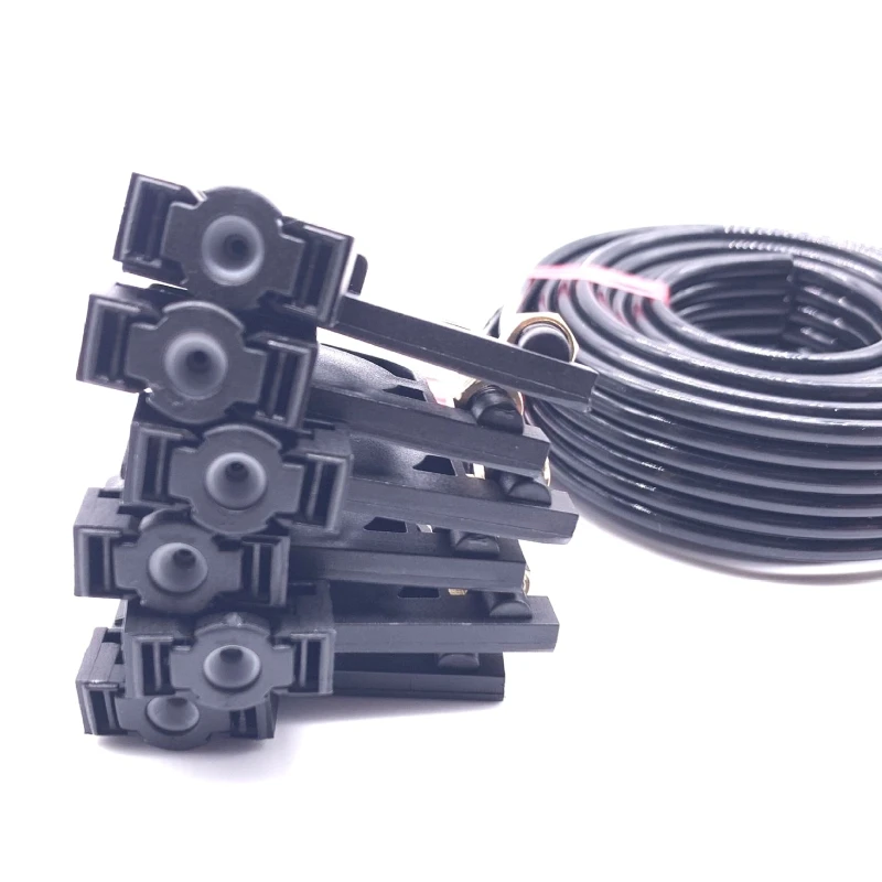 6 Color Ink Tube Hose Pipe Pipe Line 1.2m with UV Square Small Damper ...