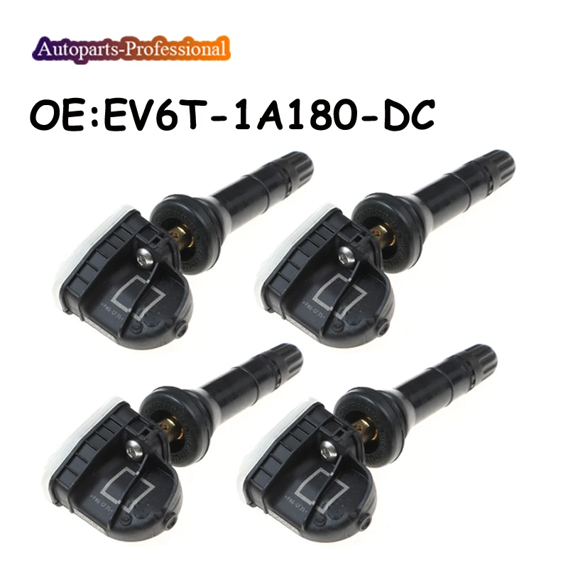 4 PCS Car TPMS Tire Pressure Sensor For Ford Fiesta Van Focus F Series ...