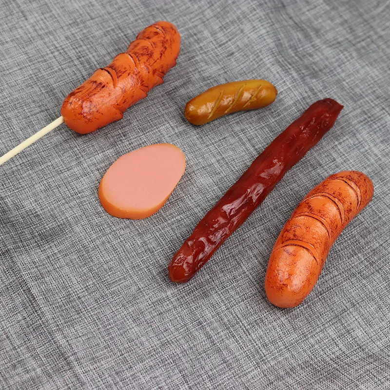 Artificial-Foods-PVC-Simulation-Sausage-Hotdog-Props-Food-Decorative ...